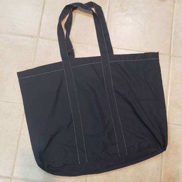 Zara | Bags | Zara Recycled Capsule Large Reusable Bag Navy | Poshmark